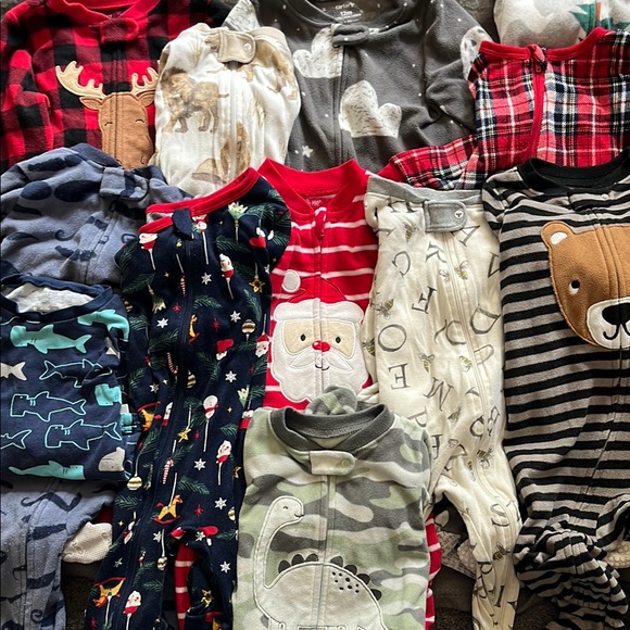 Pajamas | Assorted Baby Sleepers With Fun Prints | Poshmark